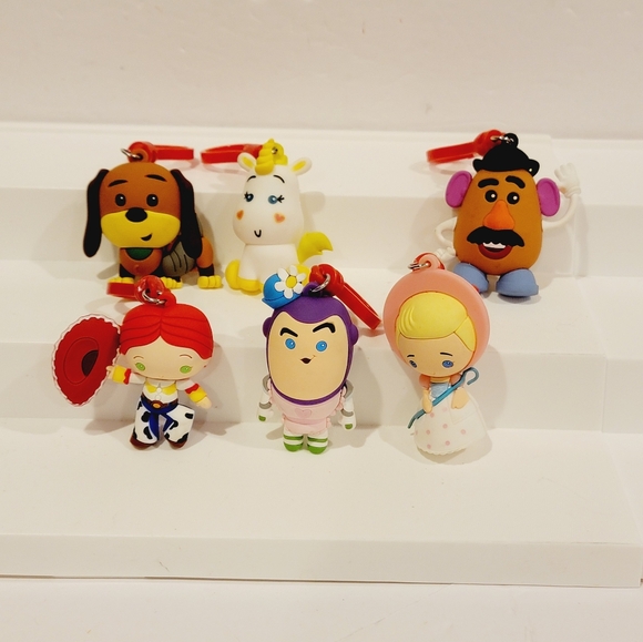 Disney | Toys | Disney Pixar Toy Story Figural Bag Clips Set | Poshmark